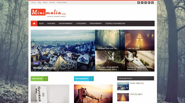 Minimalia - TemplateBiki